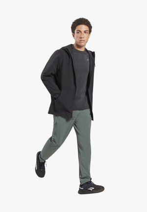 Reebok TRAINING ESSENTIALS JACKET - Trainingsjacke - black/schwarz ...