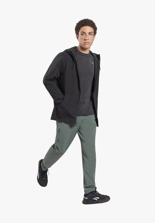 Reebok TRAINING ESSENTIALS JACKET - Trainingsjacke - black/schwarz ...