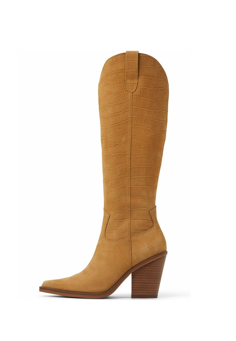 ALDO WESTERN NEVADA FLEX - Bottes à talons hauts - butterscotch/marron ...