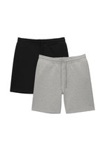 PULL&BEAR 2 PACK JOGGER BERMUDA - Pantalon de survêtement - grey/gris - ZALANDO.FR