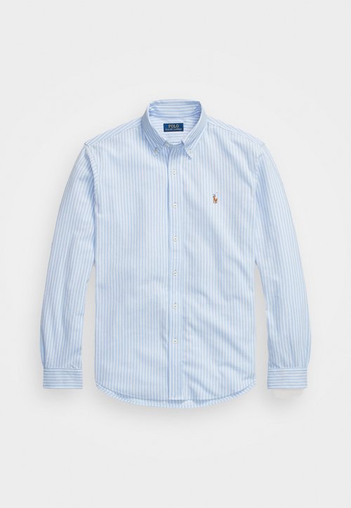 Polo Ralph Lauren SLIM FIT STRIPED OXFORD SHIRT - Skjorte - basic blue/white/blå - Zalando.no