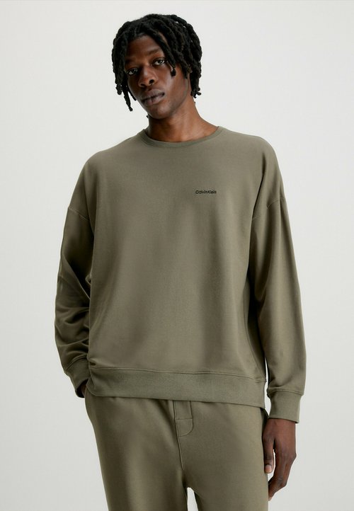 Calvin Klein Underwear LOUNGE - FUTURE SHIFT - Sweatshirt - black ...