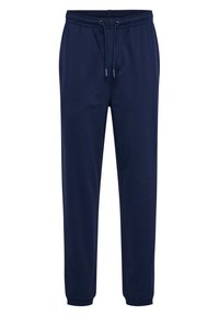 Hummel TERRY - Tracksuit bottoms - peacoat/dark blue - Zalando.ie