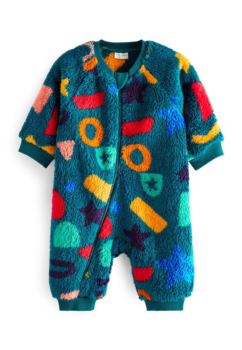 Next BABY LIGHTWEIGHT FLEECE SLEEPSUIT - Strampler - green/grün ...