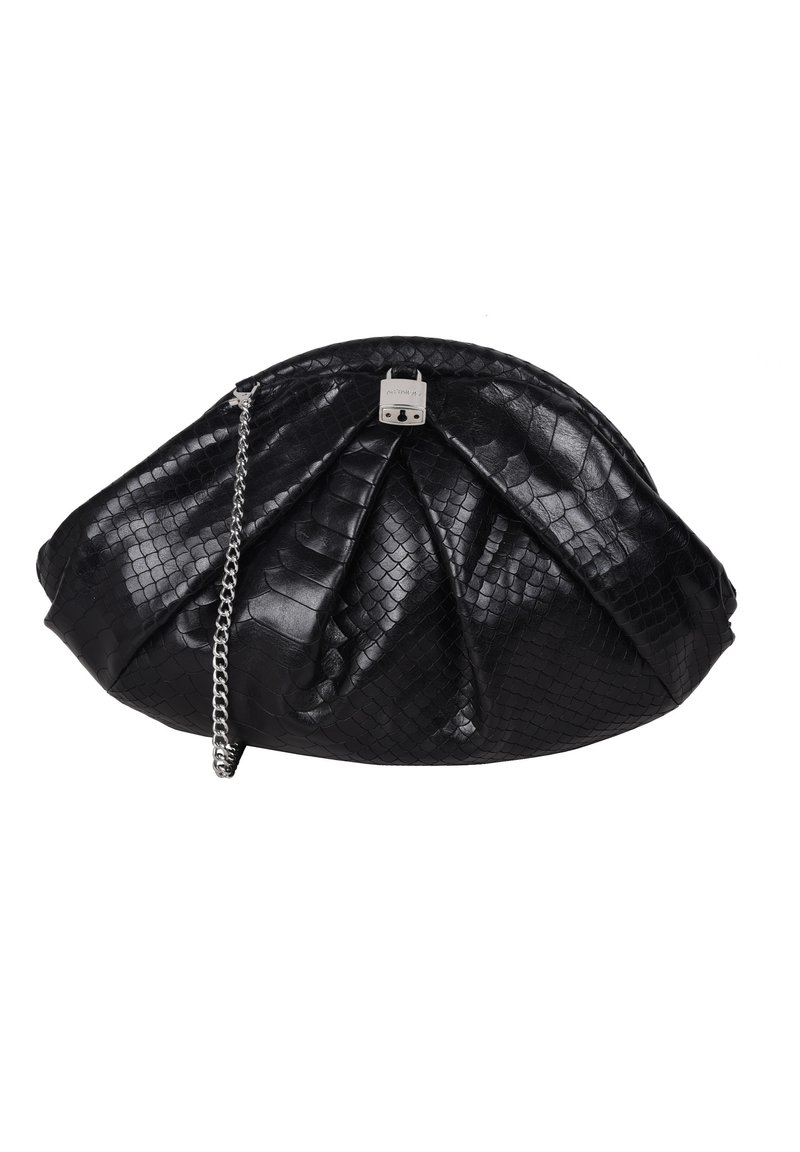 Núnoo SAKI PYTHON BLACK - Clutch - black/schwarz - Zalando.de