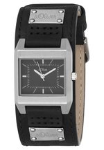 s.Oliver Watch - silver-colored/black/black - Zalando.de