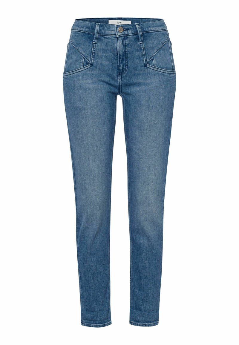 Brax Style Merrit Jeans Slim Fit Used Light Blue Hellblau Zalando De