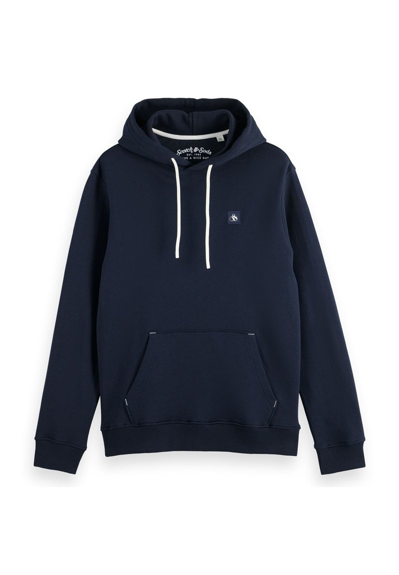 Scotch & Soda ESSENTIAL LOGO BADGE - Hoodie - dunkelblau/dark blue ...