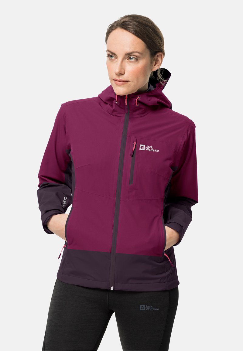 Jack Wolfskin Soft shell jacket - wild berry/purple - Zalando.de