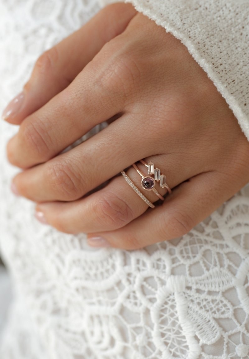 Glanzstücke München Bague - rose gold-coloured/rose doré - ZALANDO.FR