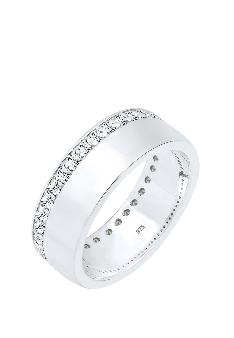 Elli CRYSTAL BASIC - Ring - silber/weiß - Zalando.de