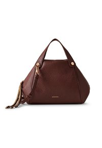 Borbonese MARIE BOWLER MEDIUM - Sac à main - brule'/marron - ZALANDO.FR