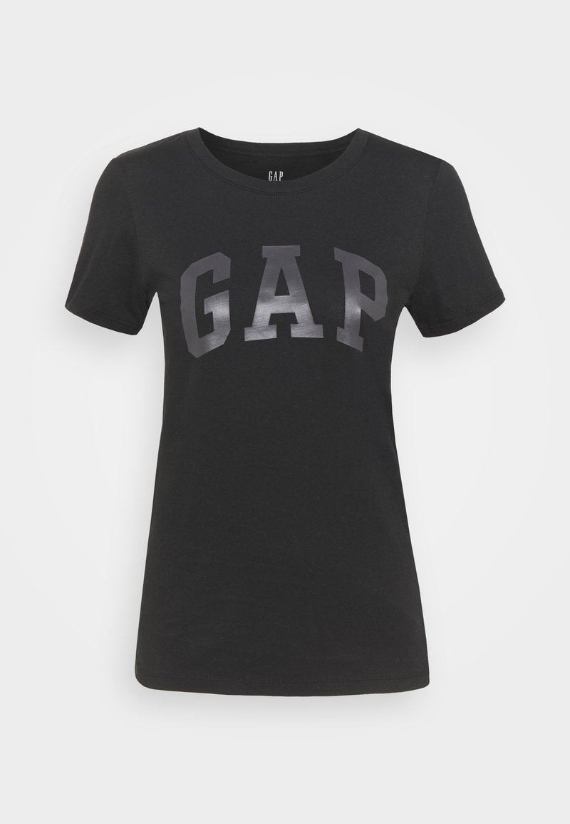 GAP TEE - Print T-shirt - true black/black - Zalando.co.uk