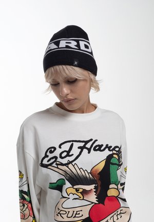 Pegador FEALA JAQUARD BEANIE UNISEX - Mütze - black/white/schwarz ...