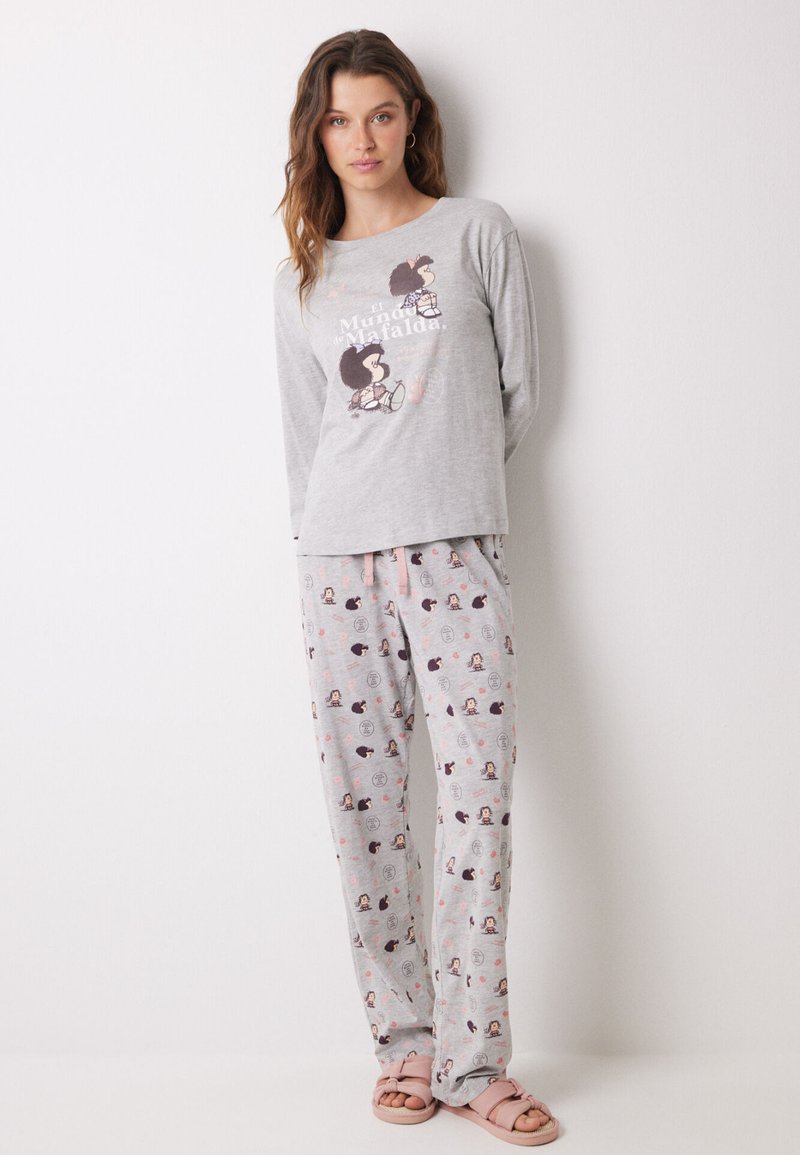 women'secret SET - Piżama/szary - Zalando.pl