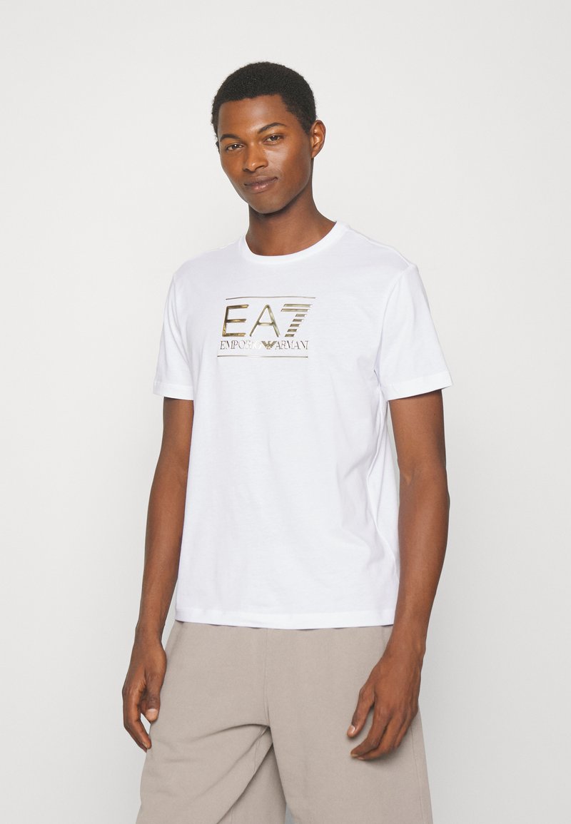 EA7 Emporio Armani T-Shirt print - bianco/weiß - Zalando.de