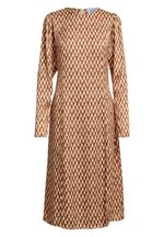 Minus KASSARIA GRS - Freizeitkleid - desert sand graphic print/sand ...