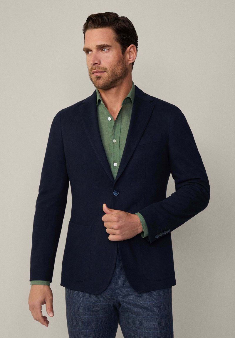 Hackett London Blazer jacket - navy/dark blue - Zalando.ie
