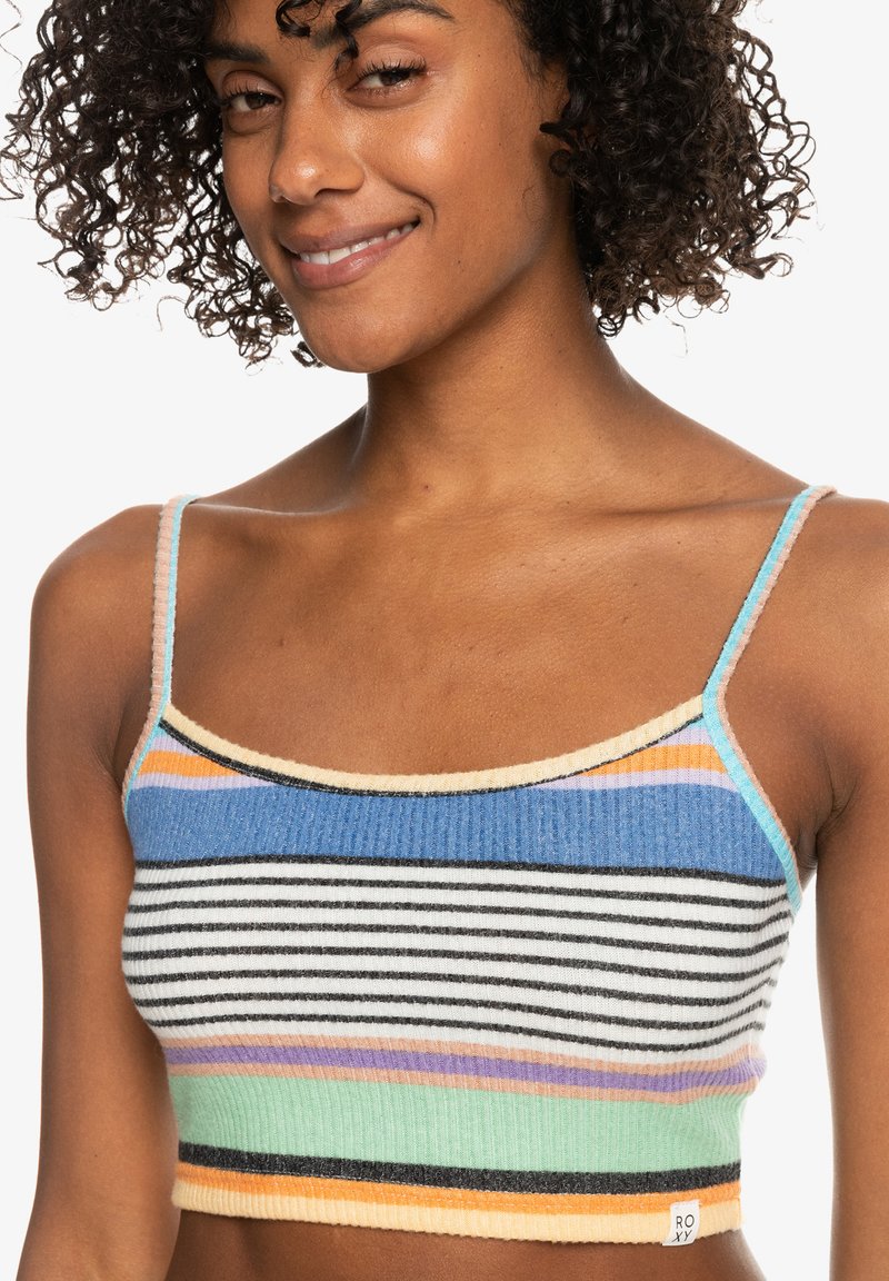 Roxy BEST TIME OF DAY - Top - anthracite good vibration/černá - Zalando.cz