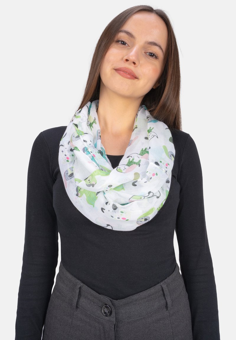 Seasons of April Snood - weiß grün/light green - Zalando