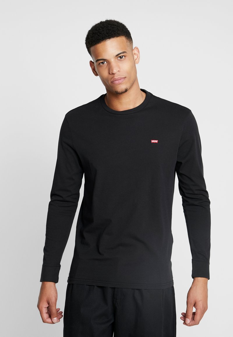 Levi's® ORIGINAL TEE - Topper langermet - black/svart - Zalando.no