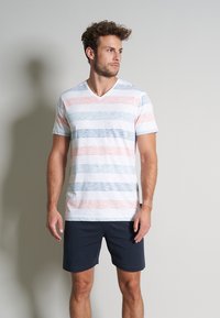 TOM TAILOR Nachtwäsche Set - weiß mittel ringel/weiß - Zalando.de