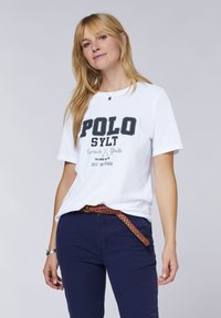 Polo Sylt T-Shirt print - bright white/weiß - Zalando.de