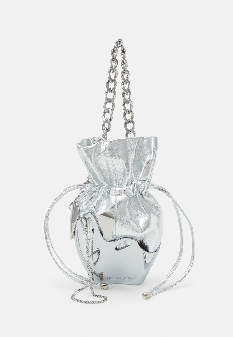 Published By BUCKET BAG - Handbag - silver and chrome/silver-coloured ...