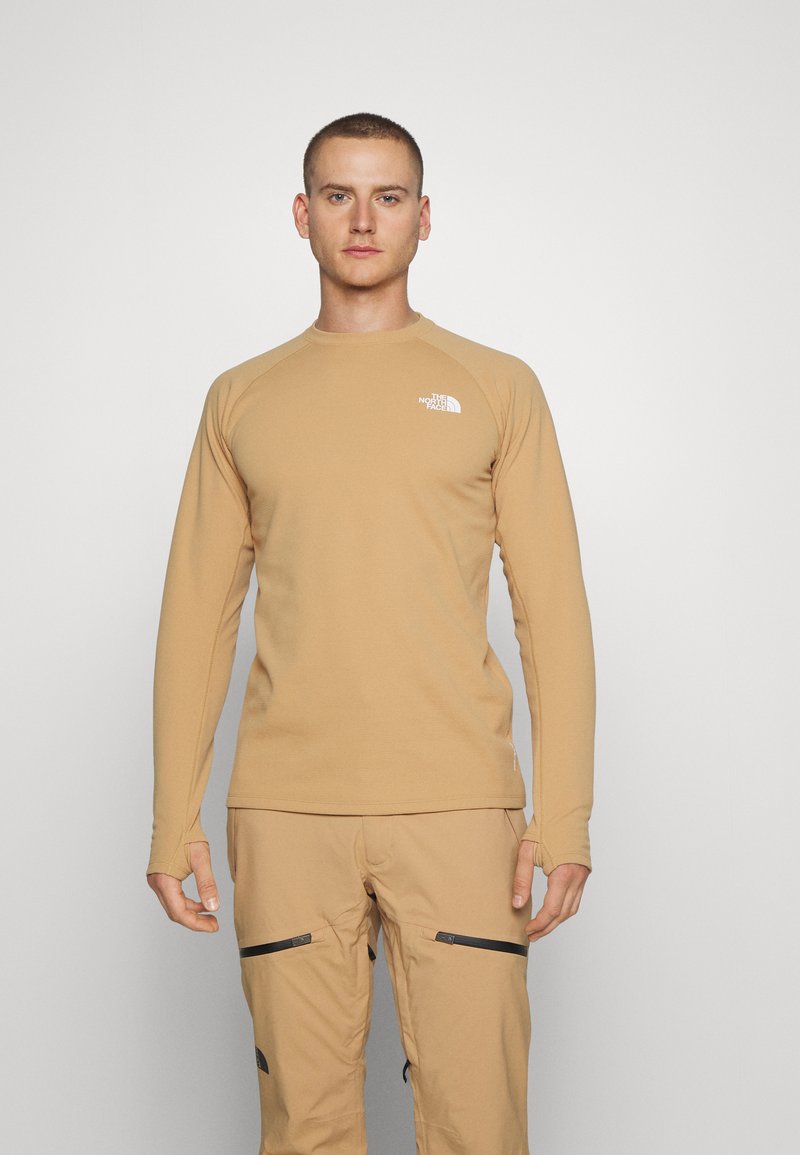 The North Face BASELAYER DRAGLINE - Camiseta interior - almond butter ...