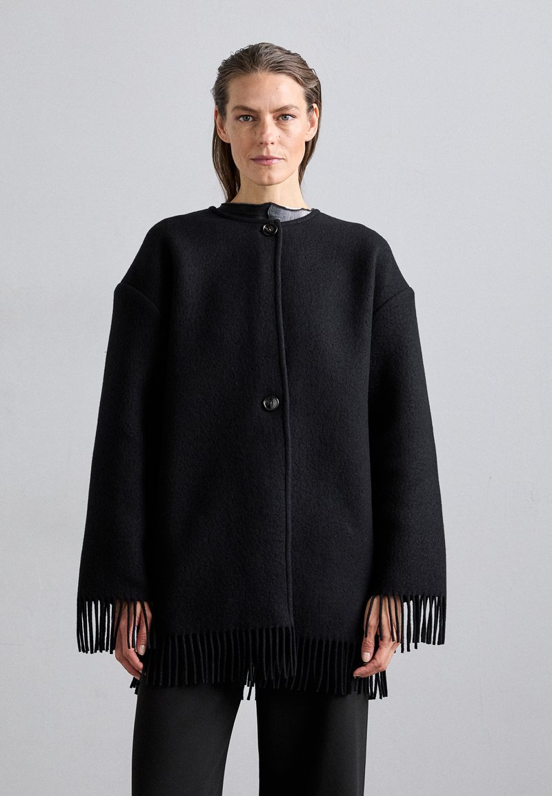 Rodebjer AGNES - Kurzmantel - black/schwarz - Zalando.de