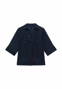 STOCKH LM LILL LINEN V NECK - Blouse - night sky/blue - Zalando