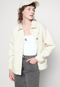 Calvin Klein Jeans CK TANK - Top - bright white/white - Zalando.co.uk