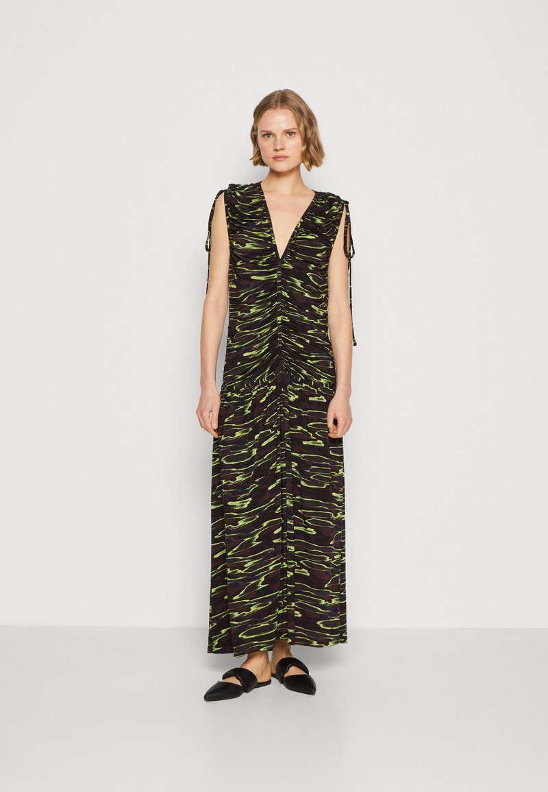 Gestuz SHEVY LONG DRESS - Robe longue - yellow water/multicolore ...