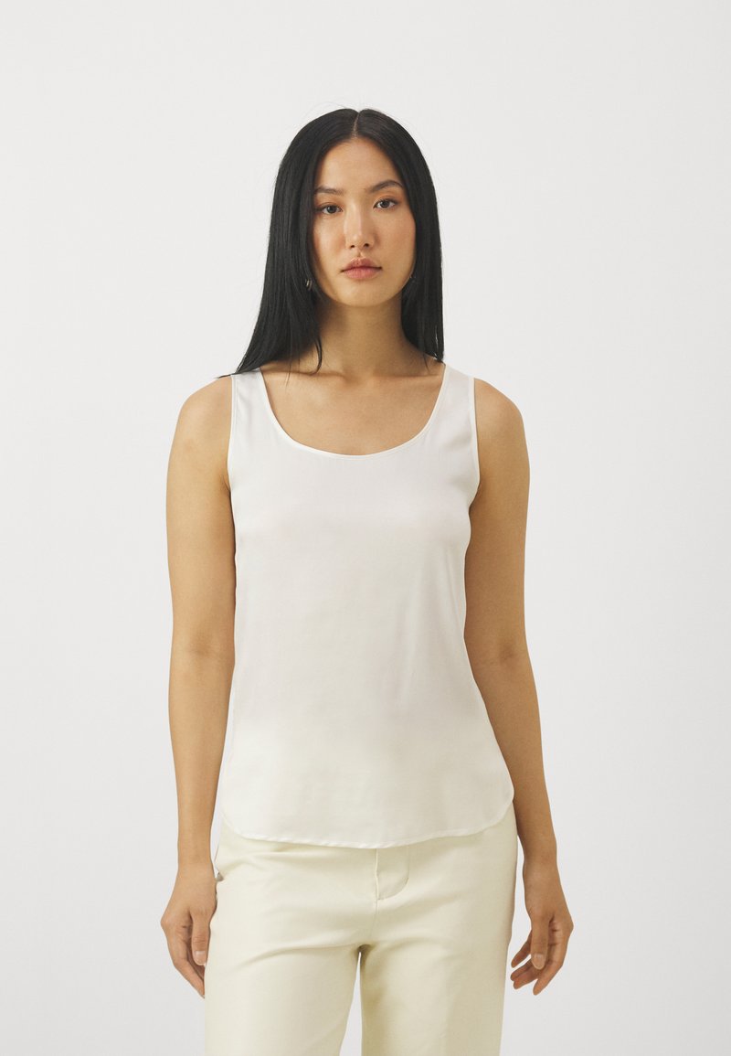 Max Mara Leisure PAN - Top - bianco/white - Zalando.co.uk
