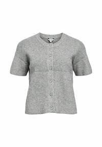 Object Kardigan - medium grey melange/tmavě šedá - Zalando.cz