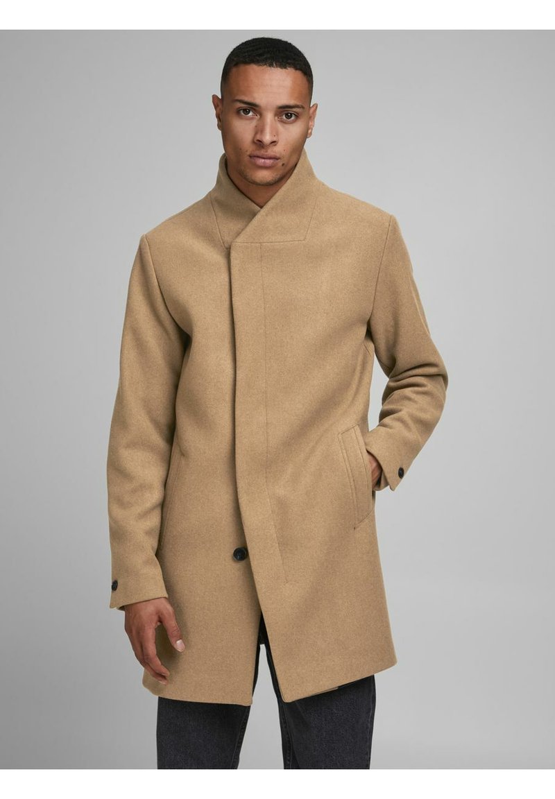 Jack & Jones Short coat - khaki/beige - Zalando