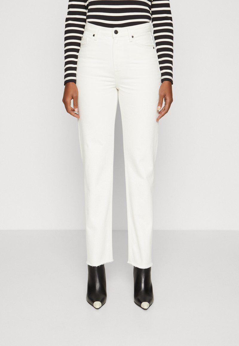 Tommy Hilfiger Classic Jeans Straight Leg Ecru White Denim Zalando De