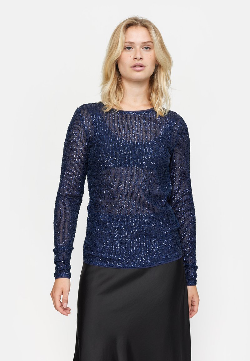 Soft Rebels AVIANA - Blouse - total eclipse/donkerblauw - Zalando.nl
