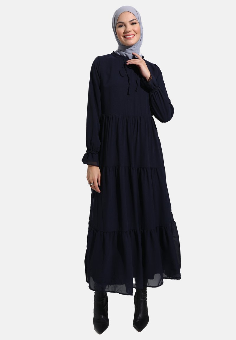 Modanisa REFKA - Maxi dress - navy blue/dark blue - Zalando.ie