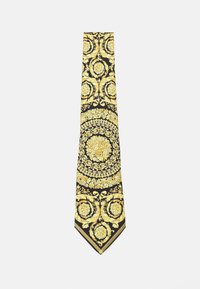 Versace TIE SHOVEL BIO INKJET BAROQUE UNISEX - Slips - black/gold/svart ...