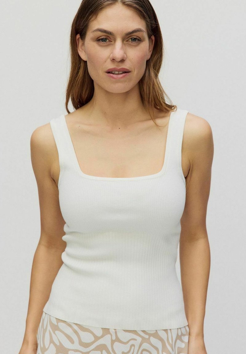 Dobber Top - snow white/white - Zalando