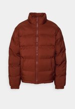 Weekday COLE PUFFER JACKET - Winterjacke - dark red/brown/braun ...