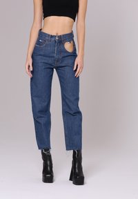 #GISAR BESITO - Jeans Tapered Fit - dark blue denim/blu scuro - Zalando.it
