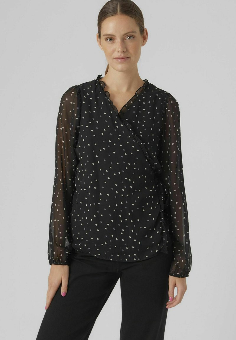 Vero Moda Bluse - black/sort - Zalando.dk