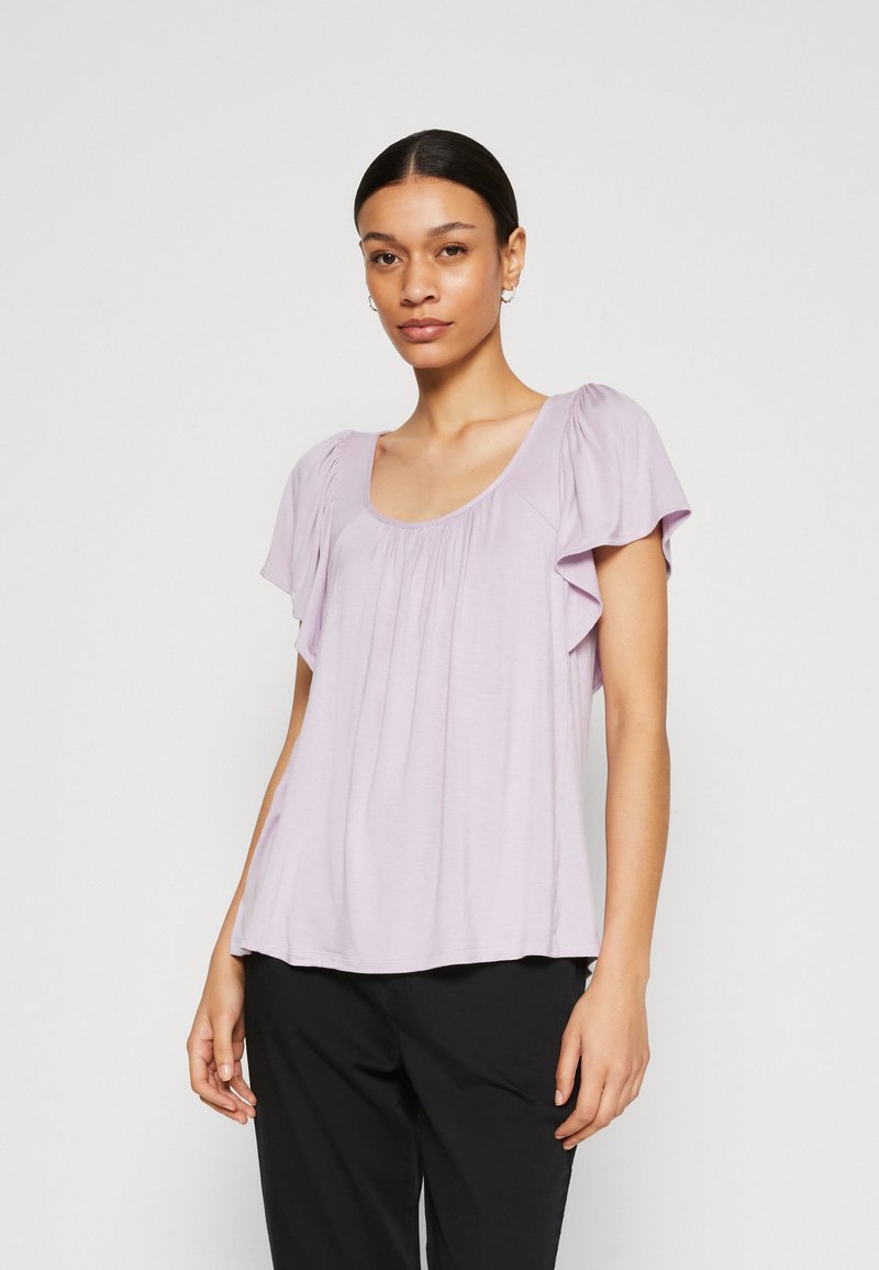 Gap Luxe Flutter T Shirts Print Lavender Frost Syren Zalando Dk