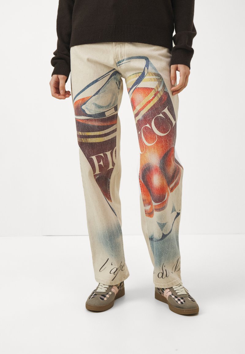 Fiorucci APERITIVO - Straight leg jeans - white - Zalando.co.uk