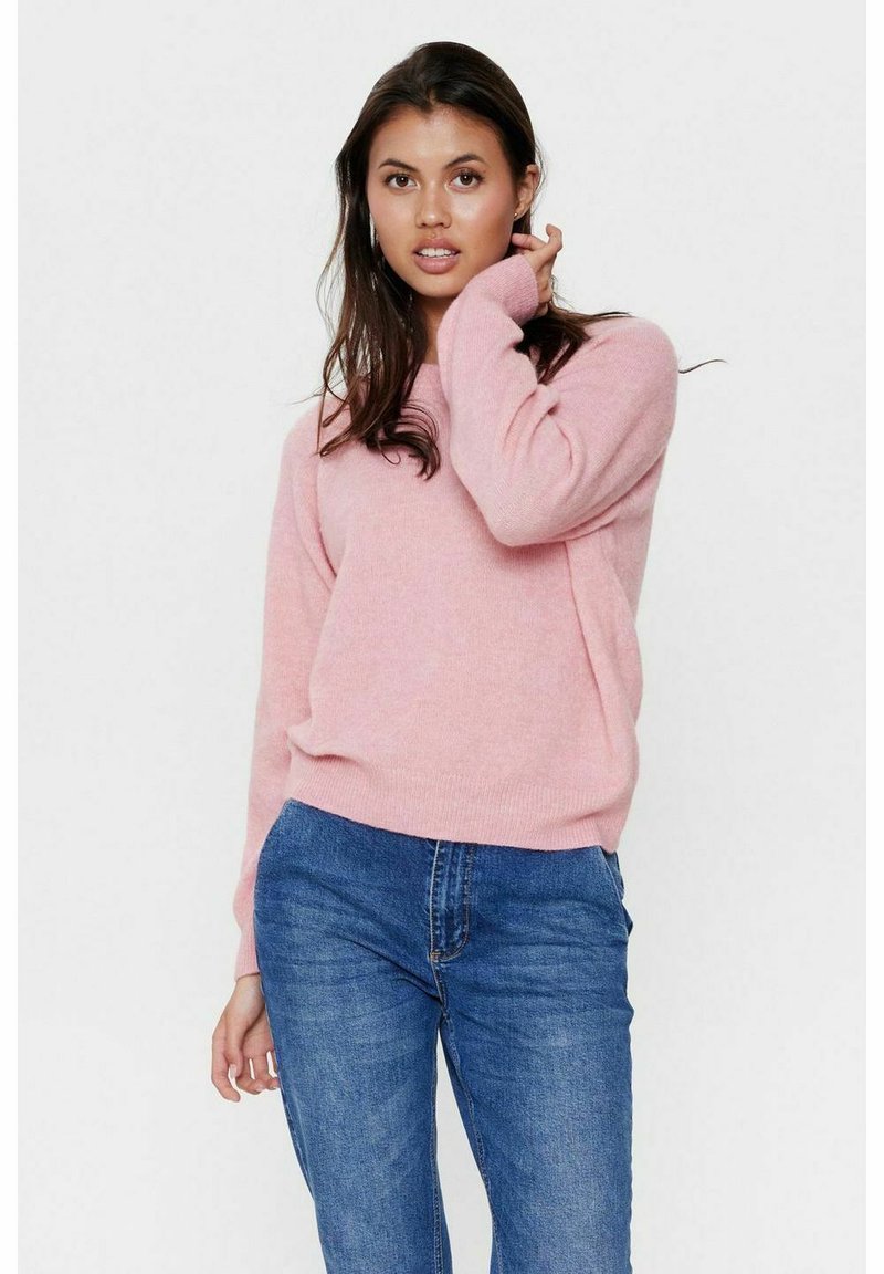 Nümph NURIETTE - Jumper - shell pink/light pink - Zalando.ie