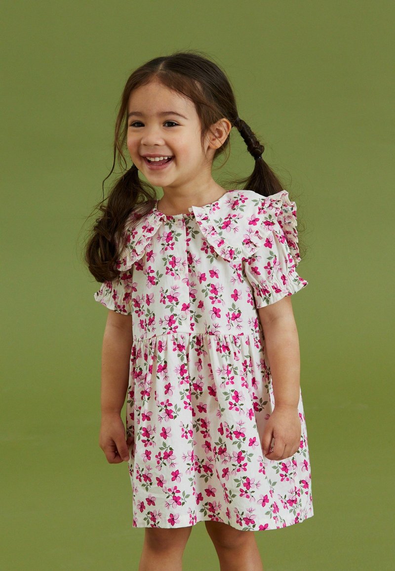 Next COTTON COLLAR DRESS - Abito a camicia - pink ditsy/fuxia - Zalando.it
