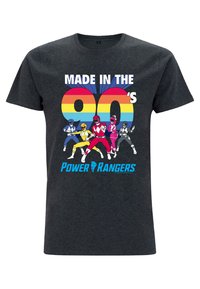 Henry Tiger POWER RANGERS NINETIES - T-Shirt print - melange black ...