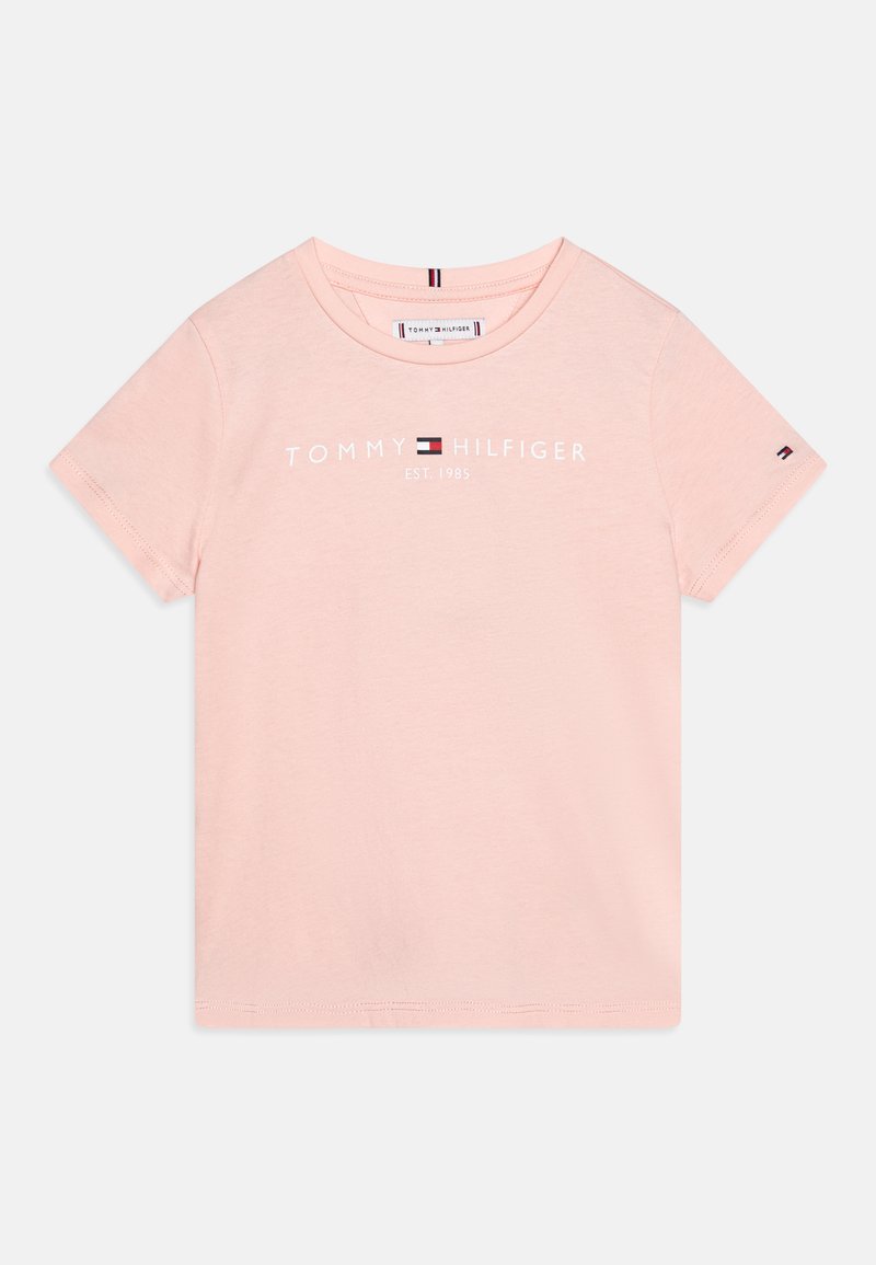 Tommy Hilfiger ESSENTIAL TEE - T-Shirt print - whimsy pink/rosa - Zalando.de